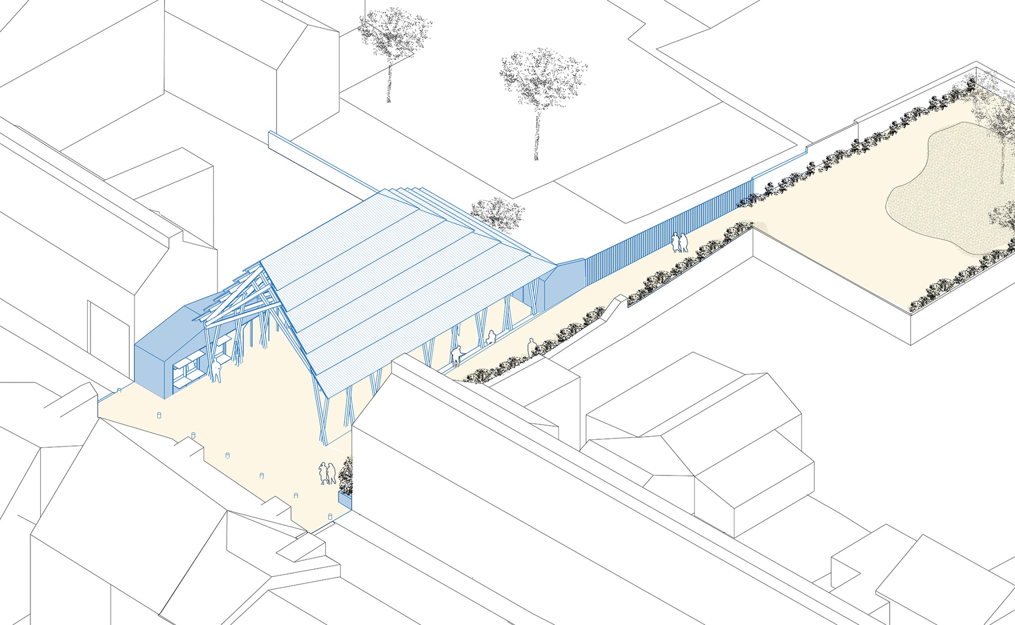 LAUS architectes — Halle de marché, Missillac