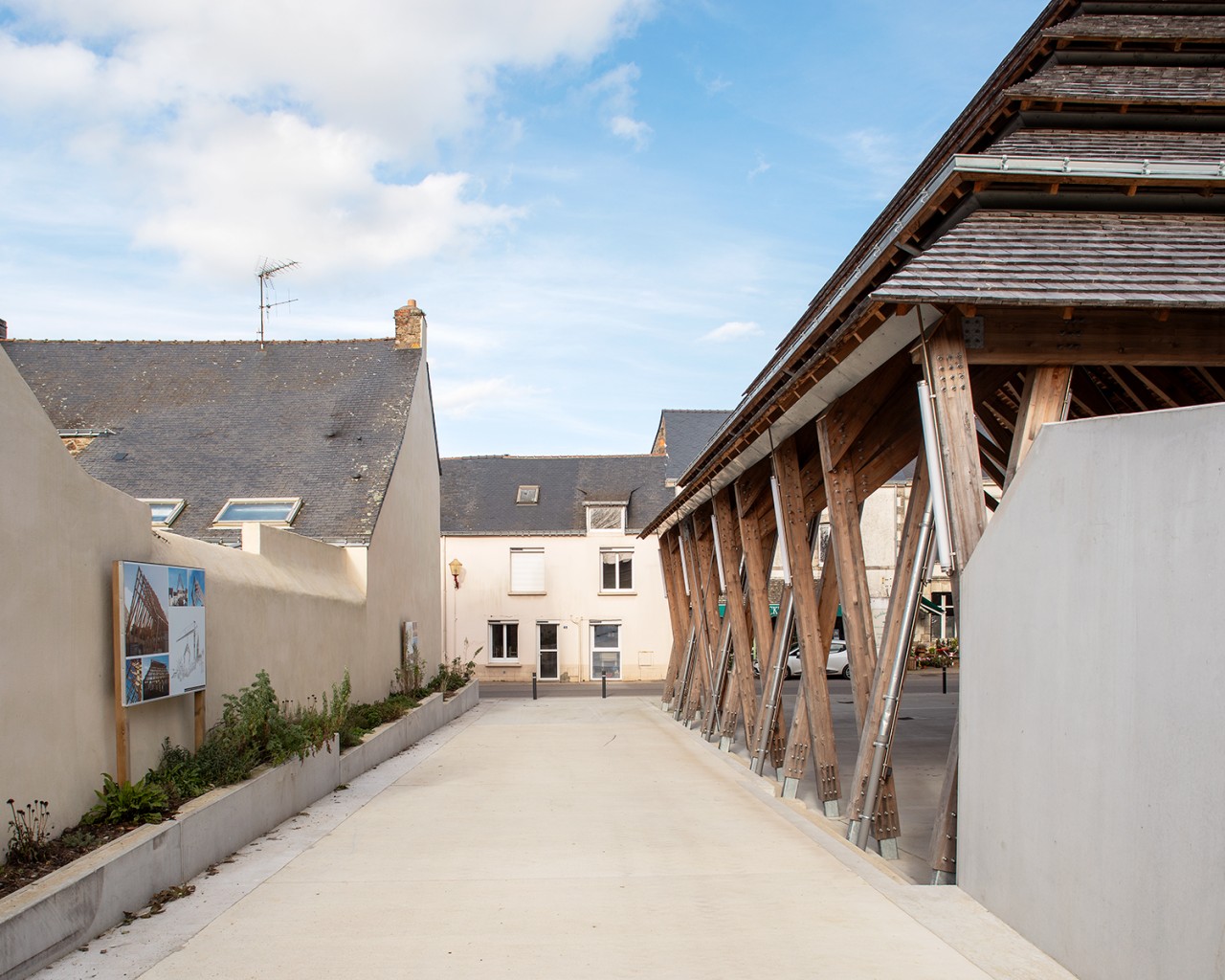 LAUS architectes — Halle de marché, Missillac